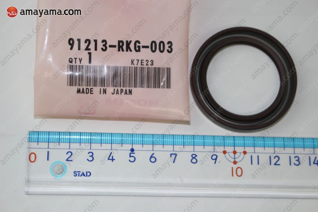 Genuine Honda 91213-RKG-003 (91213RKG003) OIL SEAL, 39X53X8 - Amayama