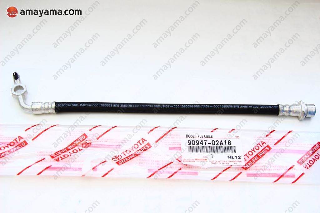 Genuine Toyota 90947-02A16 (9094702A16) HOSE, FLEXIBLE for Toyota Land ...