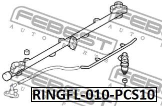 Купить Toyota 2329146010 (23291-46010) Кольцо Резиновое. Цены, быстрая ...