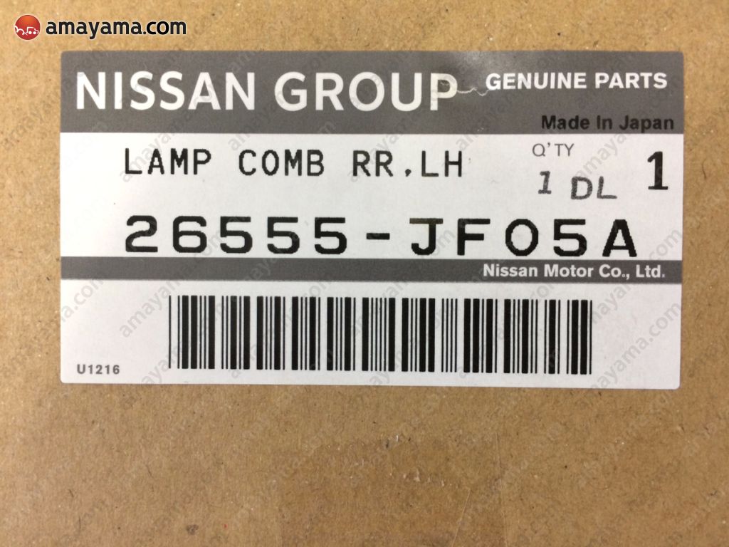 Buy Genuine Nissan 26555JF05A (26555-JF05A) Combination Lamp Assembly ...