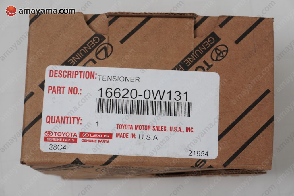 Buy Genuine Toyota 166200W131 (16620-0W131) Tensioner Assy, V-Ribbed ...