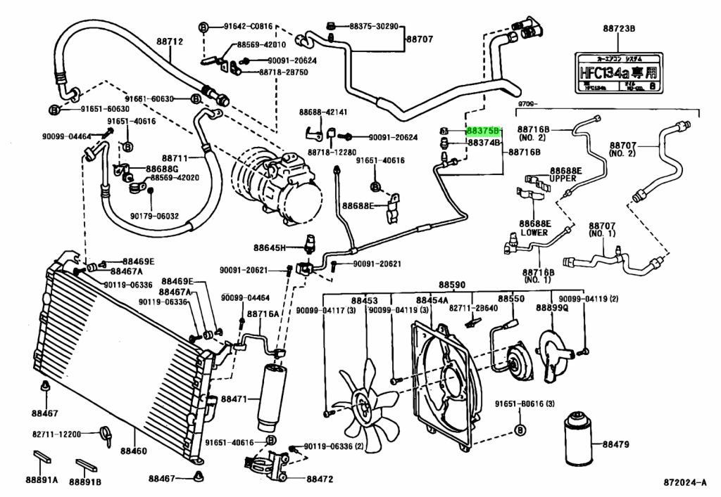 Buy Genuine Toyota 8837530280 (88375-30280) Cap, Service Valve. Prices ...