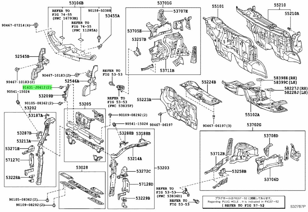 Buy Genuine Toyota 91631J0612 (91631-J0612) Bolt. Prices, fast shipping ...