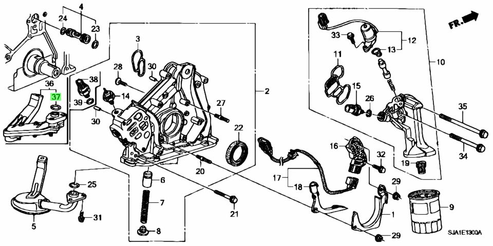 Buy Genuine Honda 15221RYEA01 (15221-RYE-A01) O-Ring. Prices, fast ...