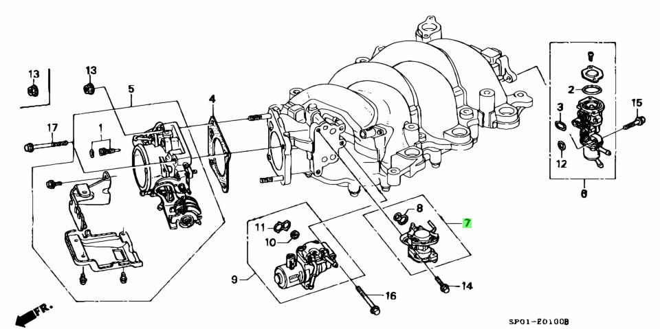 Buy Genuine Honda 17340PY3000 (17340-PY3-000) Valve Assy., Air Boost ...