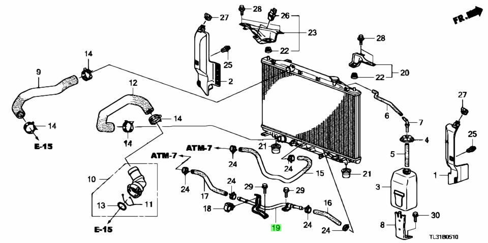 Buy Genuine Honda 25940R40000 (25940-R40-000) Pipe Comp. D, Atf. Prices ...