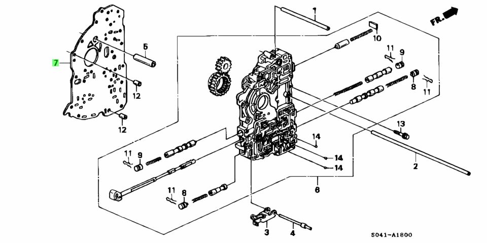 Buy Genuine Honda 27112P56000 (27112-P56-000) Plate, Main Separating ...
