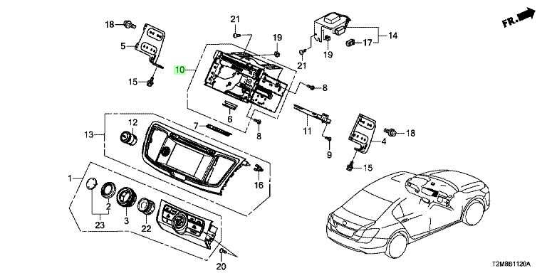 Buy Genuine Honda 39542T2MU91 (39542-T2M-U91) Black-Box Assy.. Photos ...