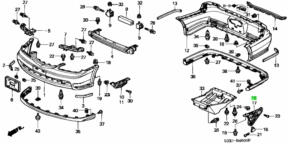 Buy Genuine Honda 71593S2X003 (71593-S2X-003) Cover, Plastic for Honda ...