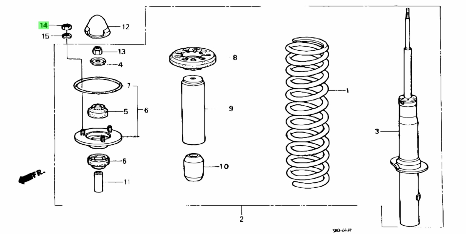 Buy Genuine Honda 90214SB0000 (90214-SB0-000) Nut, Hex., 10Mm for Honda ...