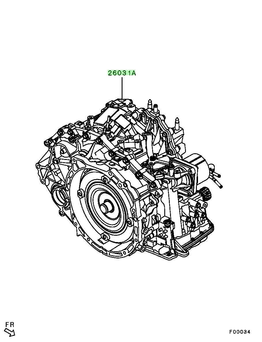 Buy Genuine Mitsubishi 2700A165 Torque Converter & Automatic Transaxle ...