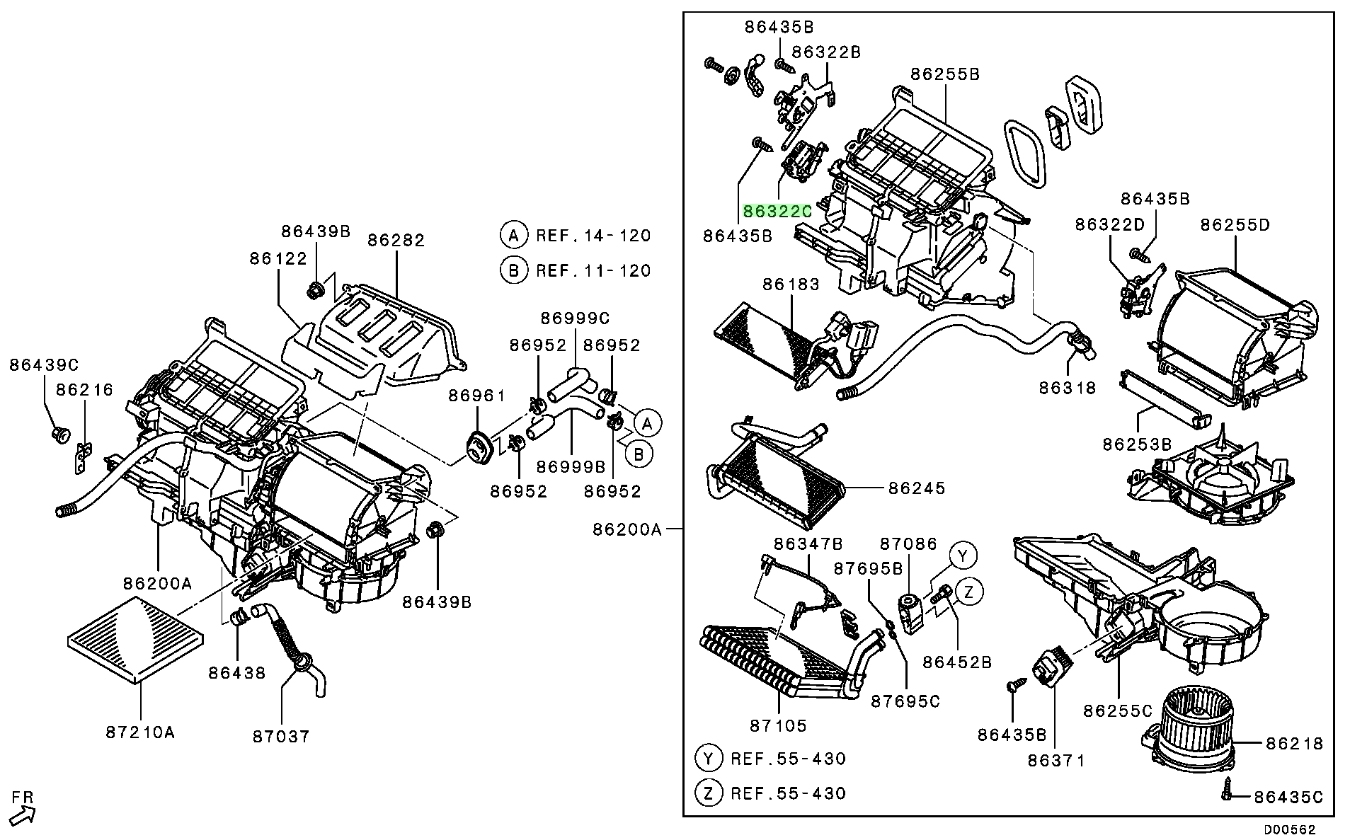 Buy Genuine Mitsubishi 7801A954 Motor,heater Control. Photos - Amayama