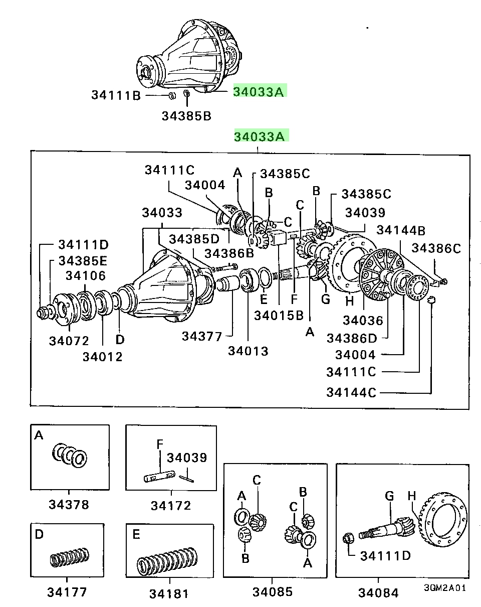 Buy Genuine Mitsubishi MB393570 Carrier Assy,rr Diff. Photos - Amayama