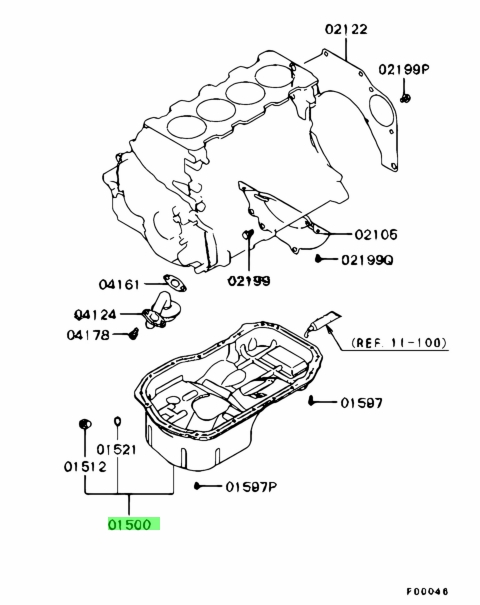 Buy Genuine Mitsubishi MN195078 Oil Pan,eng. Prices, fast shipping ...