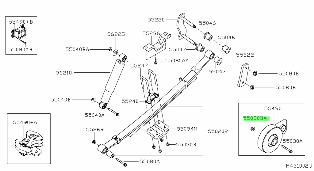 Buy Genuine Nissan 01223S001E (01223-S001E) Nut. Photos, weight - Amayama