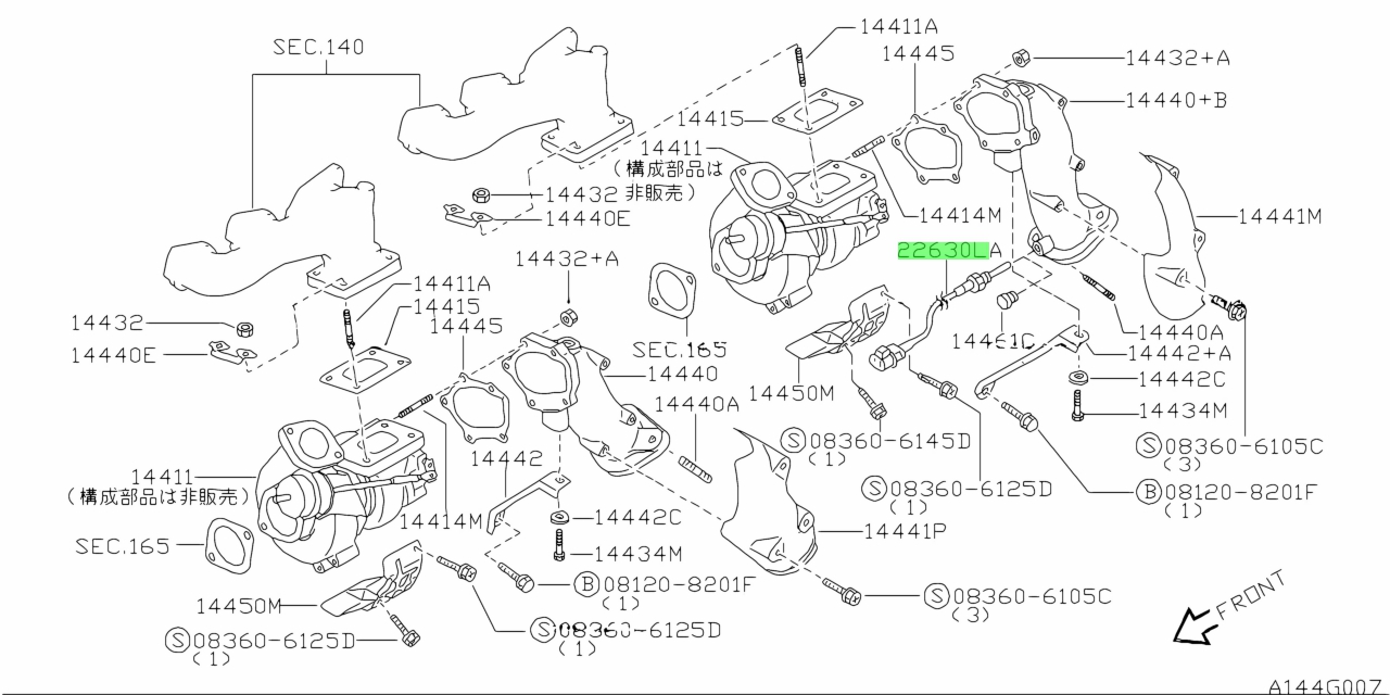 Buy Genuine Nissan 22740AA300 (22740-AA300) Sensor, Temp for Nissan ...