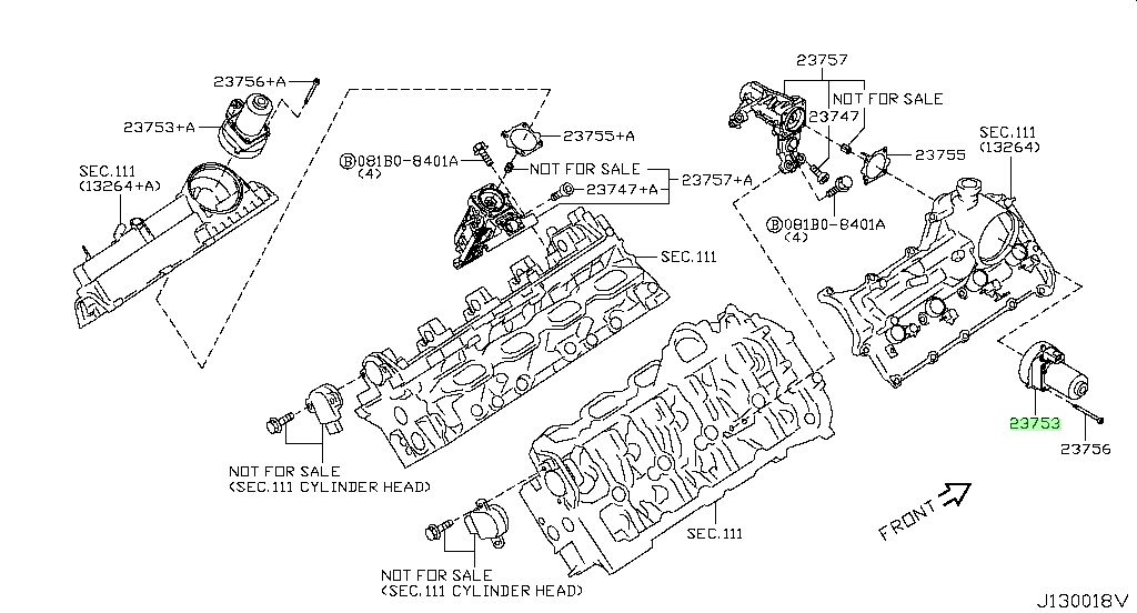 Buy Genuine Nissan 237531LA0A (23753-1LA0A) Motor Assembly-Actuator ...