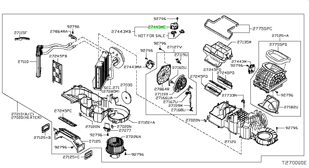 Buy Genuine Nissan 27443EB71B (27443-EB71B) Actuator Assembly. Photos ...