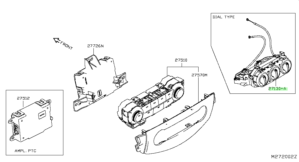 Buy Genuine Nissan 275104KD0B (27510-4KD0B) Controller Assembly-Air ...