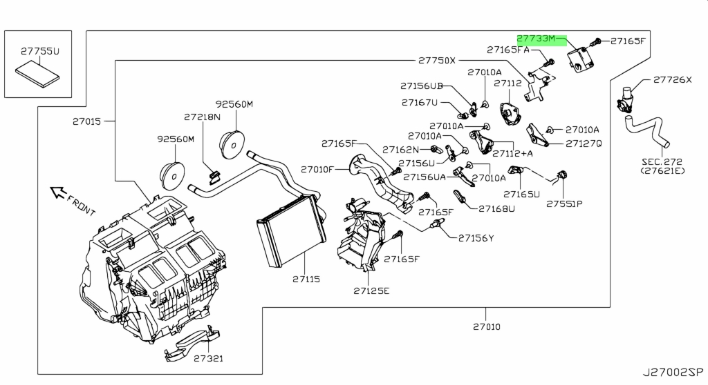 Buy Genuine Nissan 27731JN00A (27731-JN00A) Actuator Assembly-Mode ...