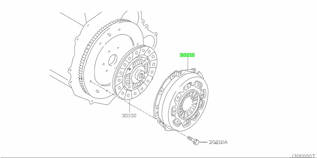 Buy Genuine Nissan 30210VJ200 (30210-VJ200) Cover Assembly, Clutch ...