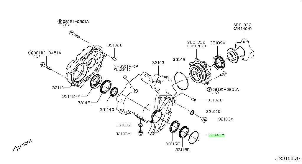 Buy Genuine Nissan 383434BD0A (38343-4BD0A) Seal-O Ring. Photos, weight ...