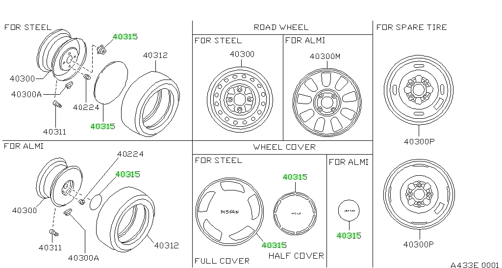 Buy Genuine Nissan 4031540R10 (40315-40R10) Cap-Disc Wheel. Photos ...