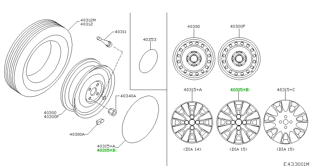 Buy Genuine Nissan 40315AX700 (40315-AX700) Cap-Disc Wheel;cover-Disc ...