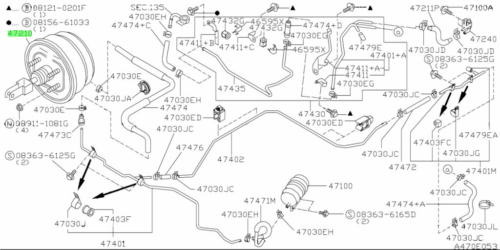 Buy Genuine Nissan 47210VH001 (47210-VH001) Booster Assembly, Brake ...