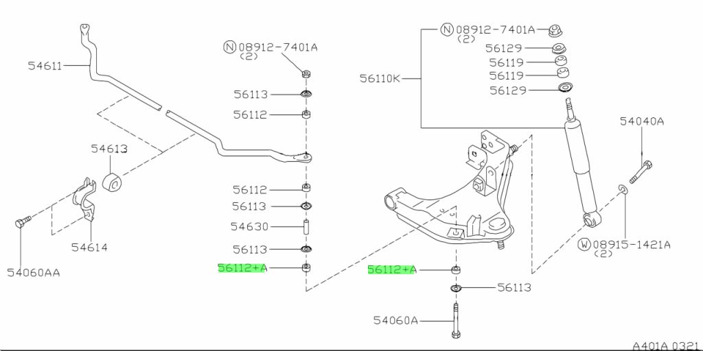 Buy Genuine Nissan 546192S600 (54619-2S600) Bush. Prices, fast shipping ...