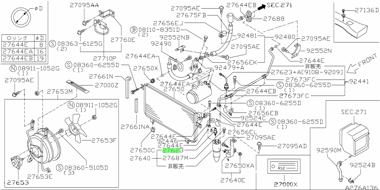 Buy Genuine Nissan 921371P600 (92137-1P600) Switch Assembly, Pressure ...