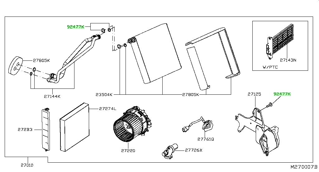 Buy Genuine Nissan 924775FA9E (92477-5FA9E) Screw&seal Kit. Photos ...