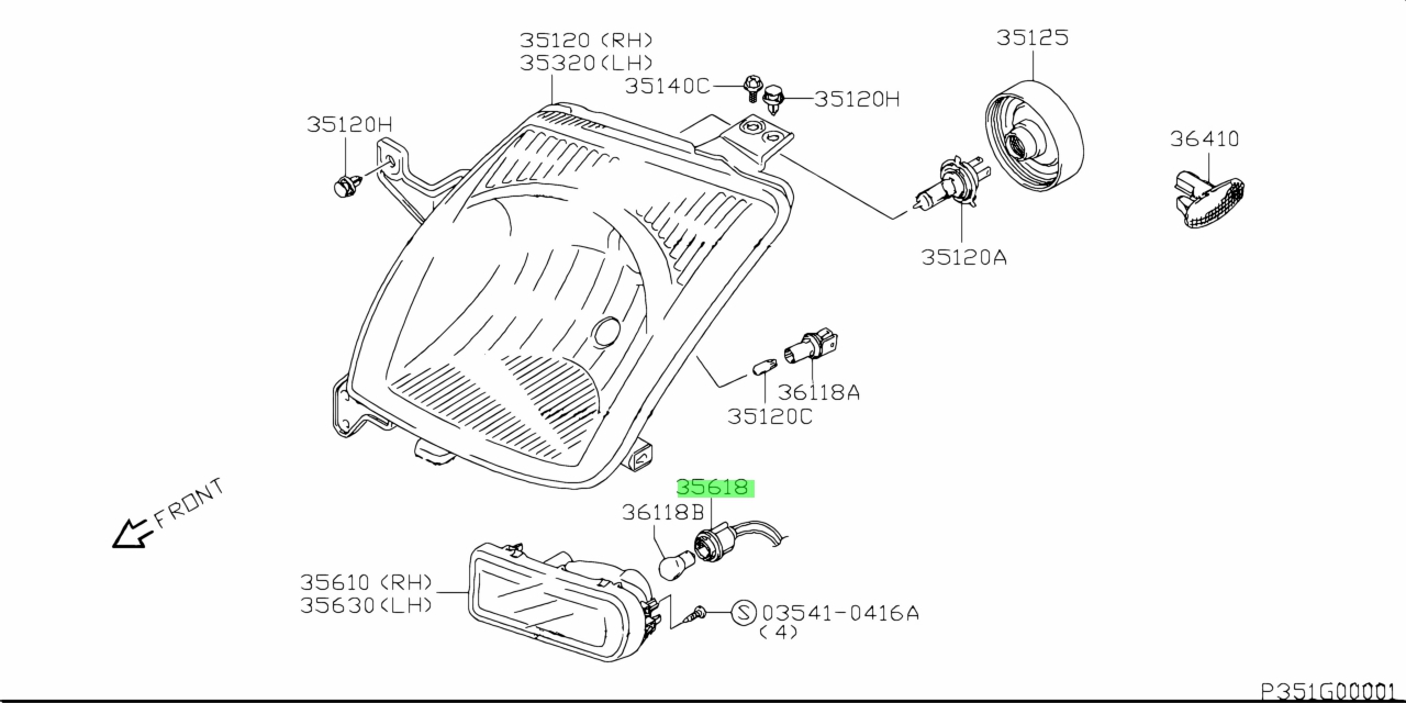 Buy Genuine Suzuki 3561872J10 Socket, Front for Suzuki Alto. Prices ...