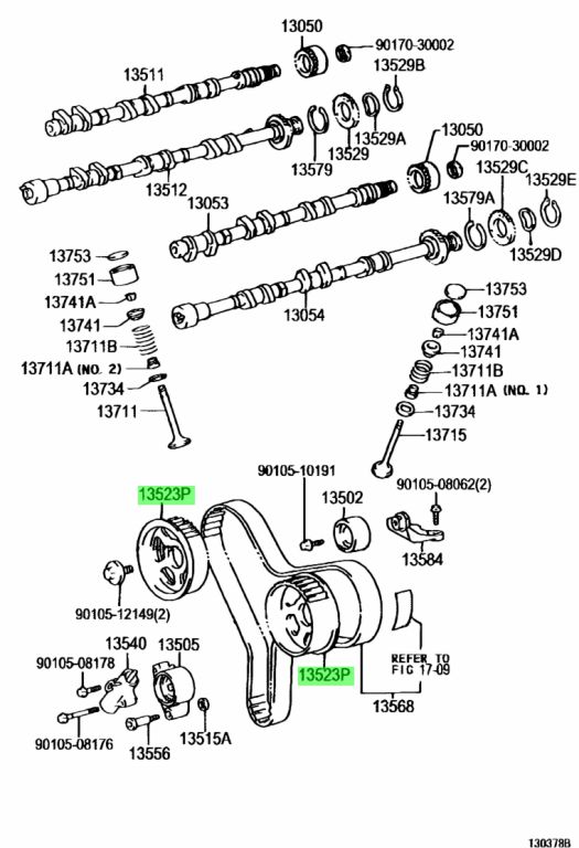 Buy Genuine Toyota 1352320020 (13523-20020) Pulley, Camshaft Timing ...