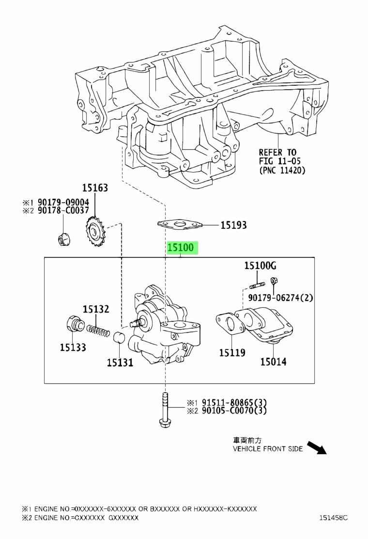 Buy Genuine Toyota 1510028020 (15100-28020) Pump Assy, Oil. Prices ...
