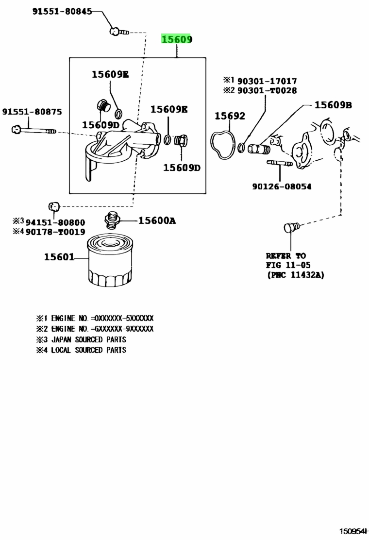 Buy Genuine Toyota 1560975070 (15609-75070) Bracket Sub-Assy, Oil ...