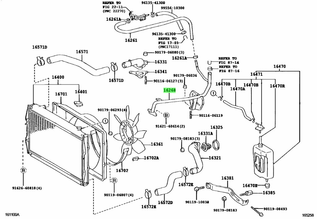 Купить Toyota 1626862060 (16268-62060) Трубка Системы Охлаждения. Цены ...