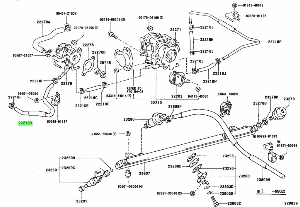 Buy Genuine Toyota 1628374030 (16283-74030) Hose, Water By-Pass. Prices ...