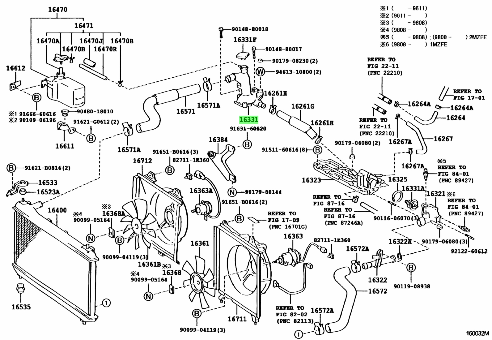 Buy Genuine Toyota 1633120040 (16331-20040) Outlet, Water. Prices, fast ...
