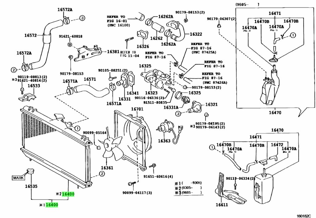 Купить Toyota 1640016701 (16400-16701) Radiator Assy. Цены, быстрая ...