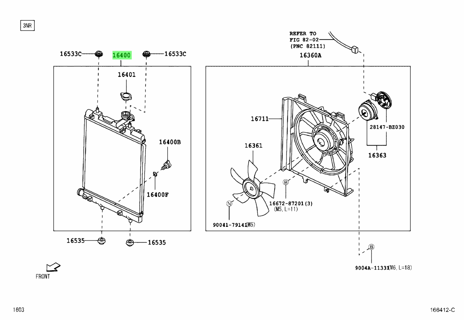 Buy Genuine Toyota 16400BZA20 (16400-BZA20) Radiator Assy for Toyota ...