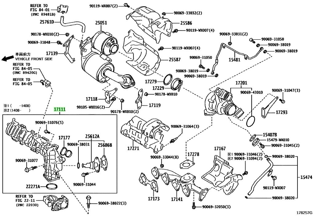 Buy Genuine Toyota 17120WA020 (17120-WA020) Manifold, Intake. Photos ...