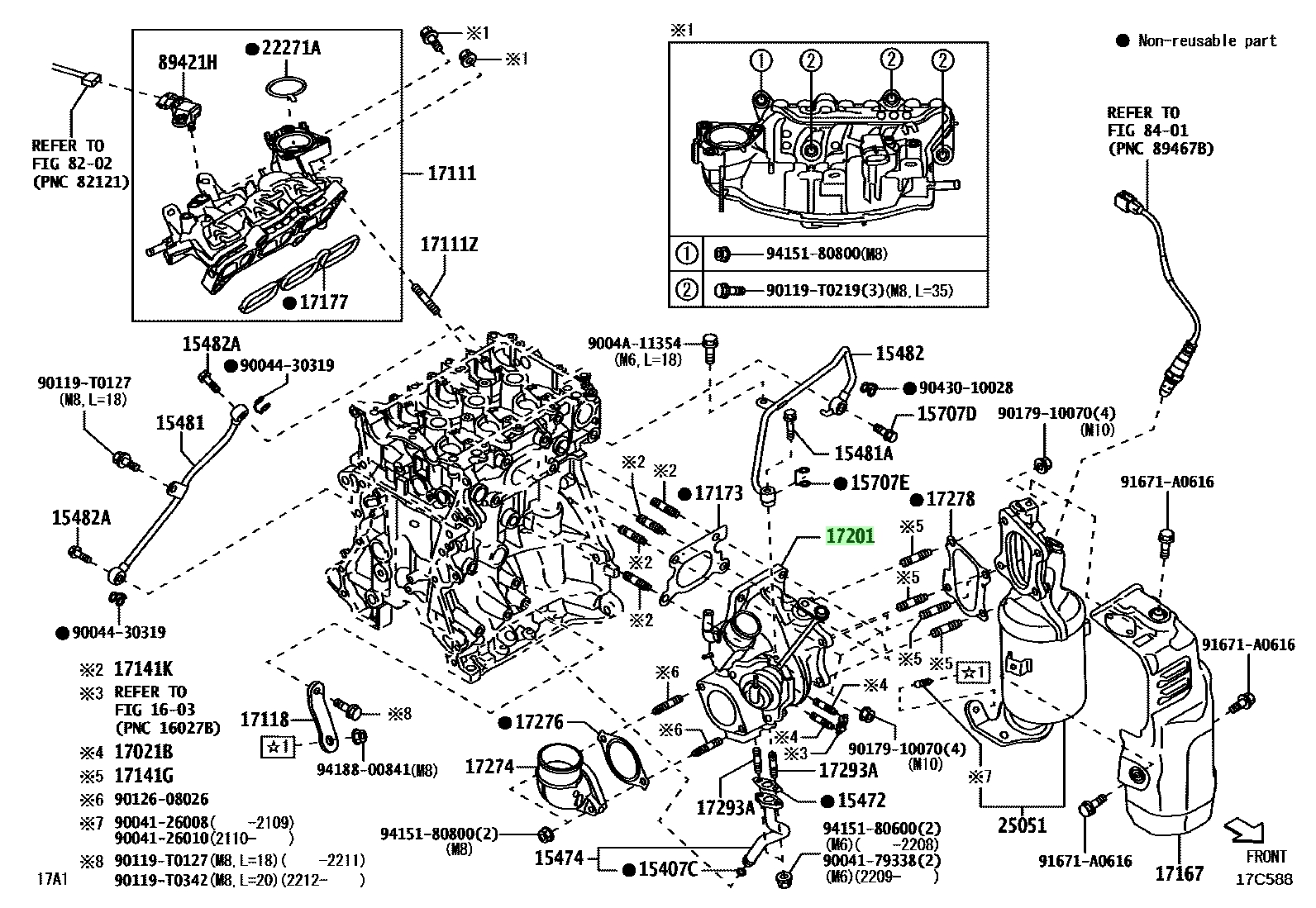 Buy Genuine Toyota 17201B6010 (17201-B6010) Turbocharger Sub-Assy for ...