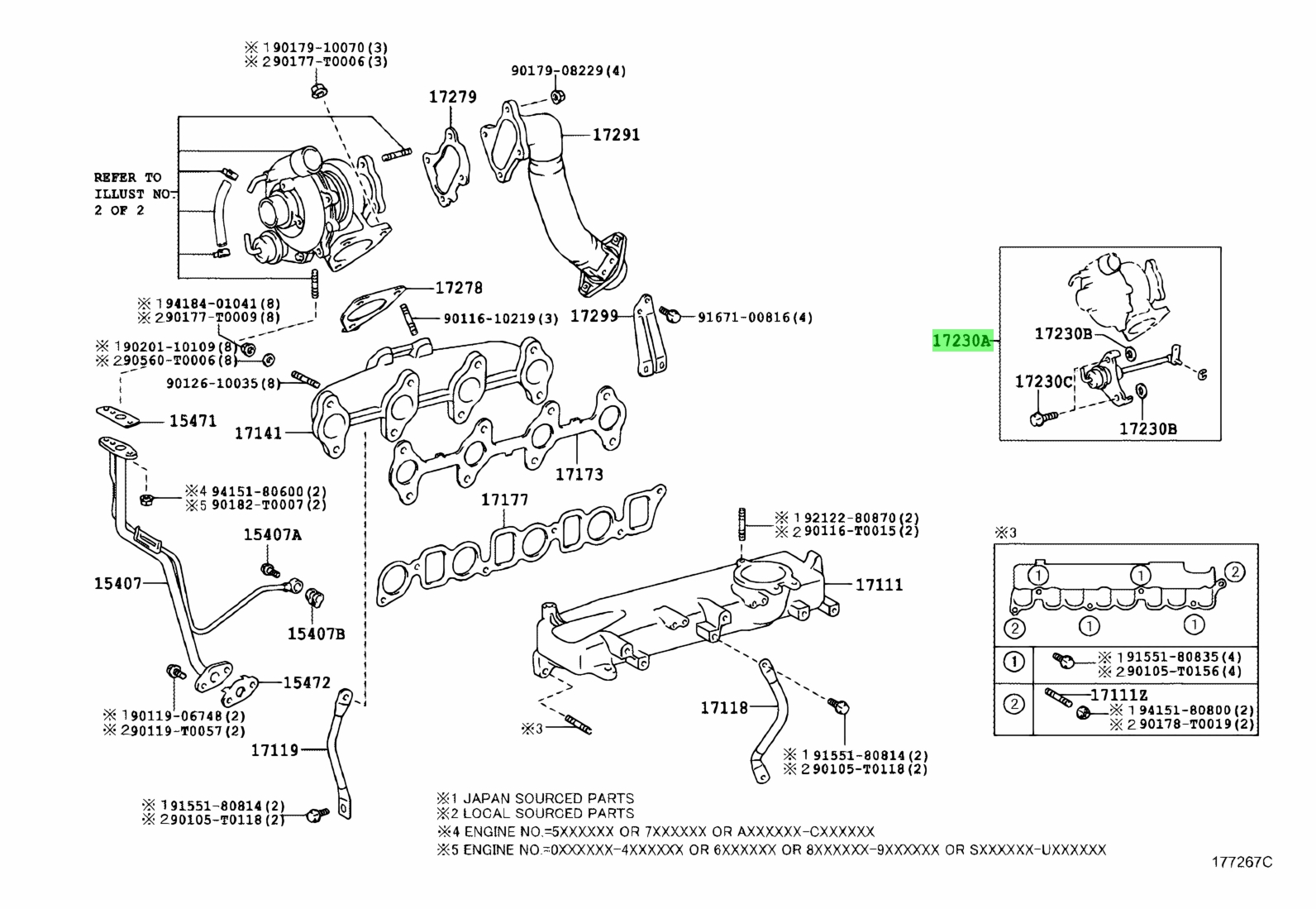 Buy Genuine Toyota 1723039085 (17230-39085) Repair Actuaor Assy, W ...