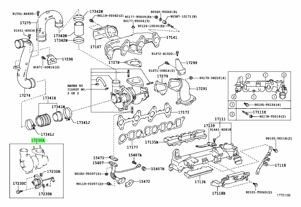 Buy Genuine Toyota 1723039085 (17230-39085) Repair Actuaor Assy, W ...