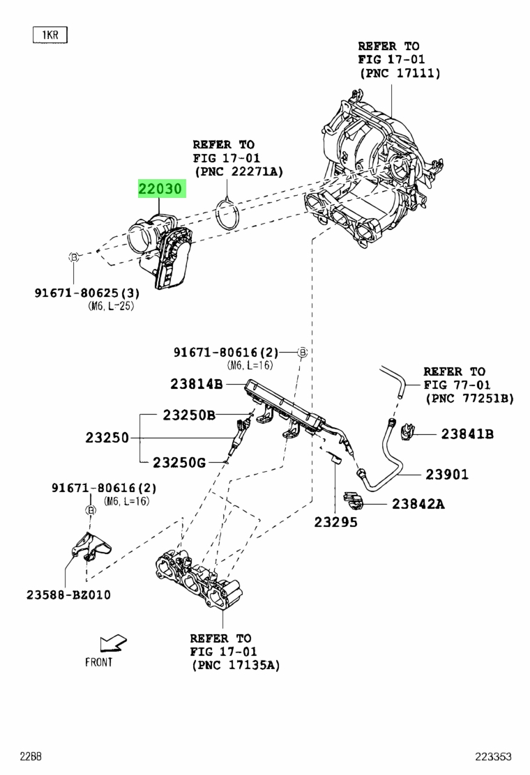 Buy Genuine Toyota 22030BZ020 (22030-BZ020) Body Assy, Throttle W ...