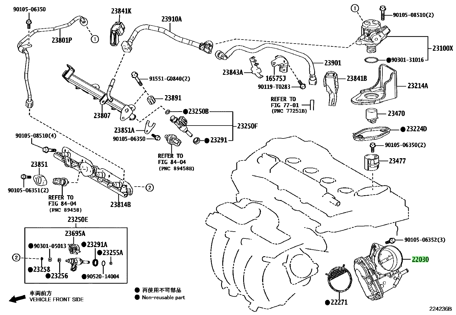 Buy Genuine Toyota 22030F2050 (22030-F2050) Body Assy, Throttle W ...