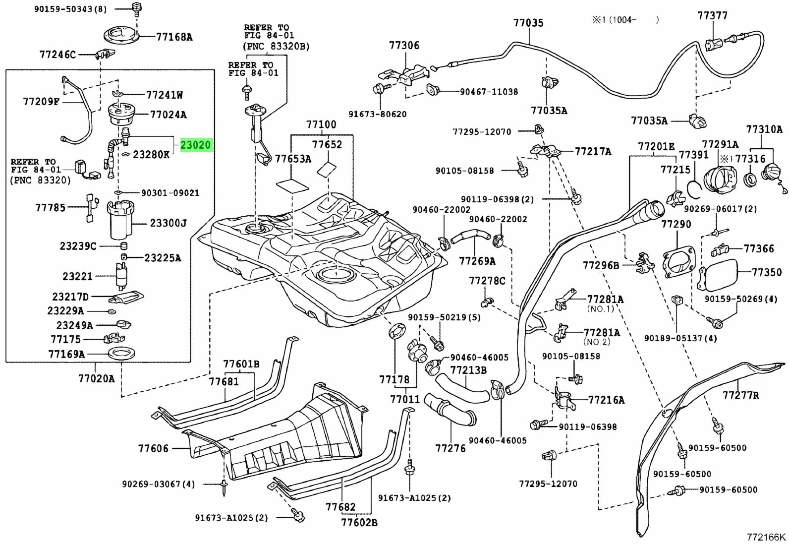 Buy Genuine Toyota 2302028010 (23020-28010) Regulator Assy, Fuel ...