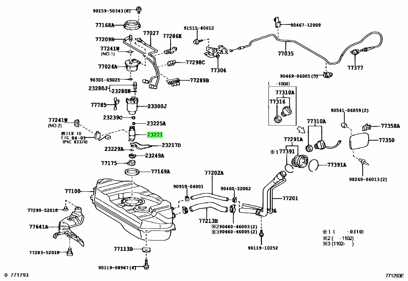 Buy Genuine Toyota 2322121020 (23221-21020) Pump, Fuel. Prices, fast ...