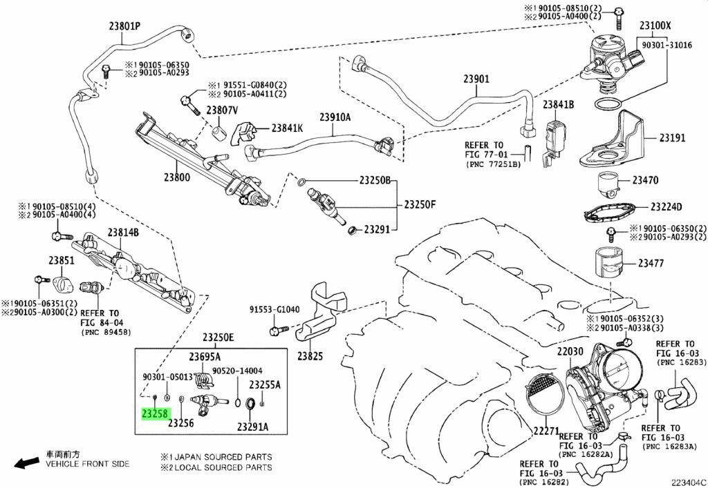 Купить Toyota 2325836010 (23258-36010) Прокладка Резиновая. Цены ...